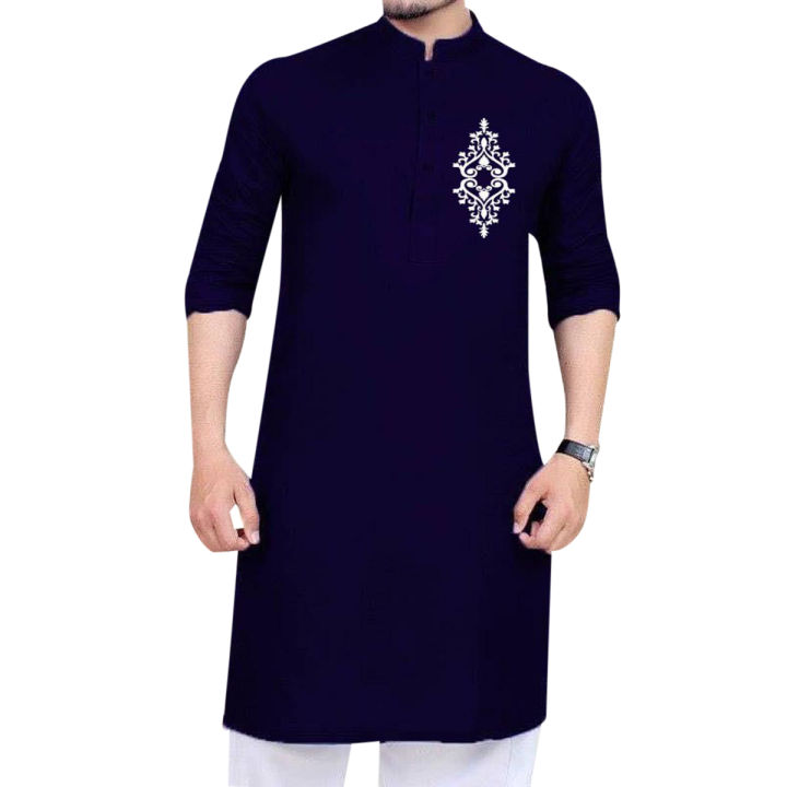 Cotton Exclusive Long Sleeve Panjabi for Men - Panjabi | Daraz.com.bd