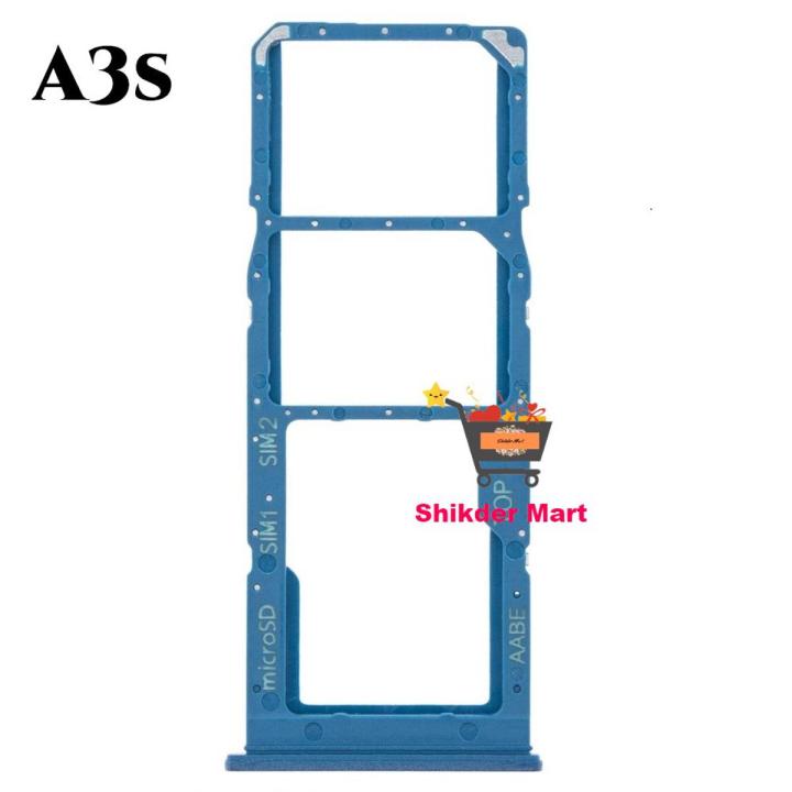 Sim Slot For Oppo A3s Sim Tray Holder-Blue | Daraz.com.bd
