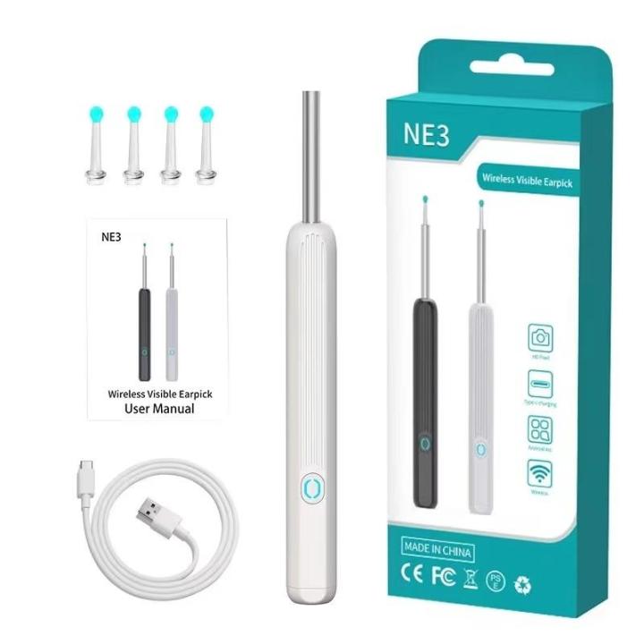 NE Series NE16 Intelligent Wireless Earpick with HD Camera, Easy-to-Use ...