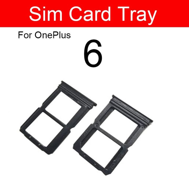 For OnePlus 6 Single / Dual Nano Sim Card Tray Holder Sim Adaptor With ...