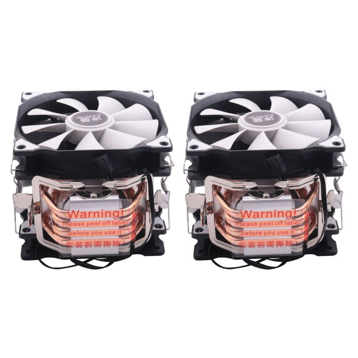 2X CPU 5 Direct Contact Heatpipes Freeze Tower Cooling System CPU ...