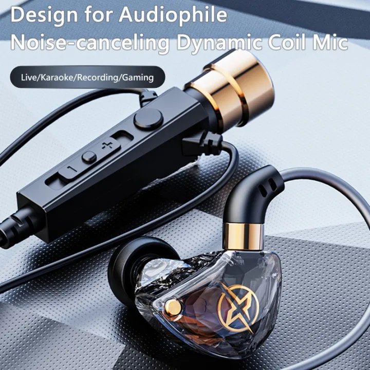 【Great Selection】 3.5mm In-Ear Headphones Subwoofer Noise Cancelling ...