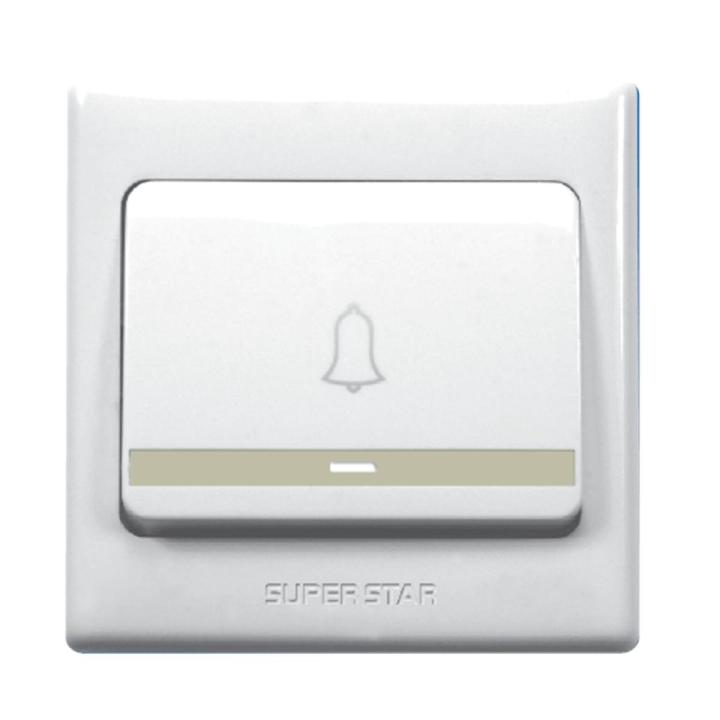 Super Star Rose Door Bell Push Calling Doorbell Electrical Wall Switch ...