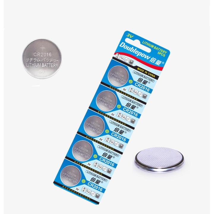 [[5pcs pack[[CR2016[[3V]]Lithium Battery]]Button Cell Coin Battery]]]MT ...