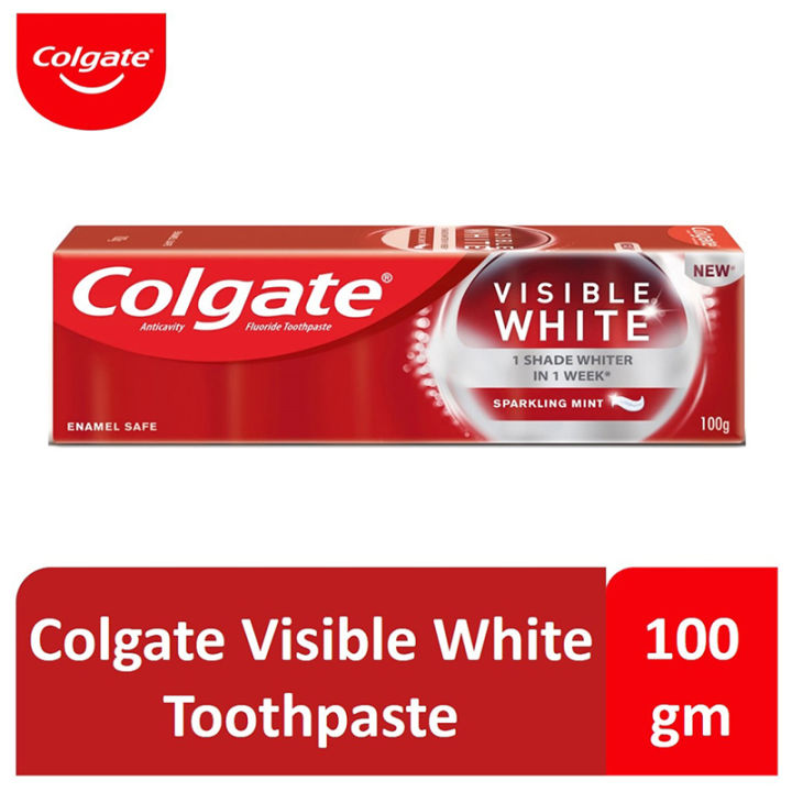 Colgate Visible White Toothpaste 120 gm | Daraz.com.bd