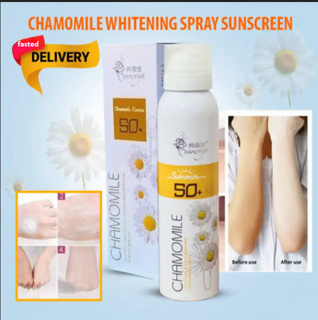 Korean Products Chamomile Whitening Sunscreen Spray SPF 50++ - 200ml ...