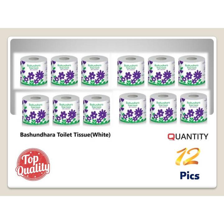 White Toilet Tissue Toilet Tissue Combo 12 Pack | Daraz.com.bd