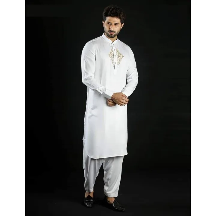 long Cotton Long Sleeve only Panjabi for Men - Panjabi | Daraz.com.bd