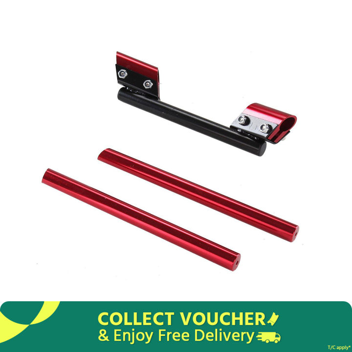 Universal. Modified CNC 3 Part Full Handle for Most Motorcycle- RED ...