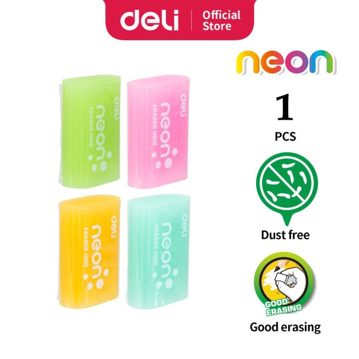 Deli EH01000 Neon Eraser-1 pcs | Daraz.com.bd