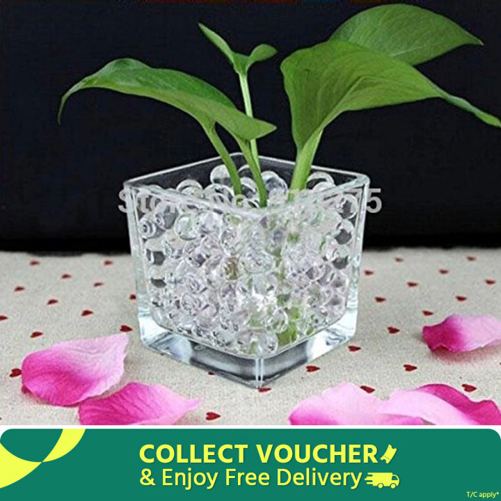 Magic Ball (single color -water/ Clear transparent)- 1 pack (100 pcs ...