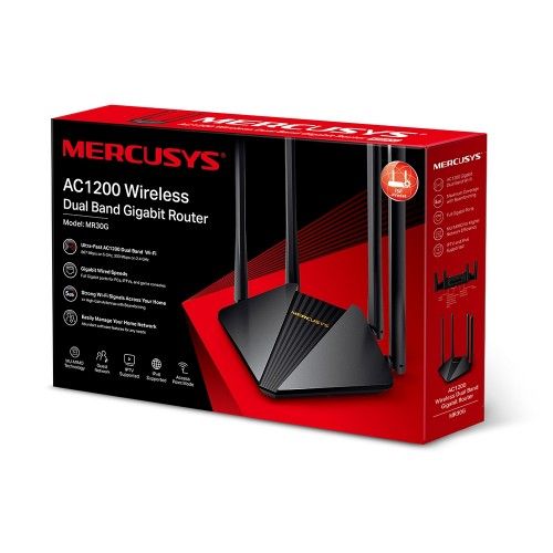 Mercusys MR30G AC1200 Dual Band Gigabit Router | Daraz.com.bd