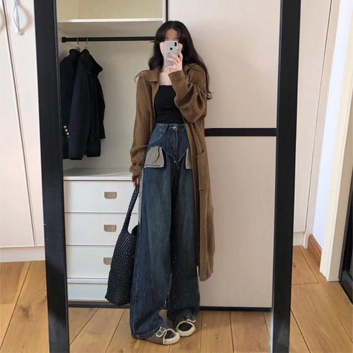 Early Autumn Winter Women's Clothing Tea Milk Series Wear a Whole Set ...