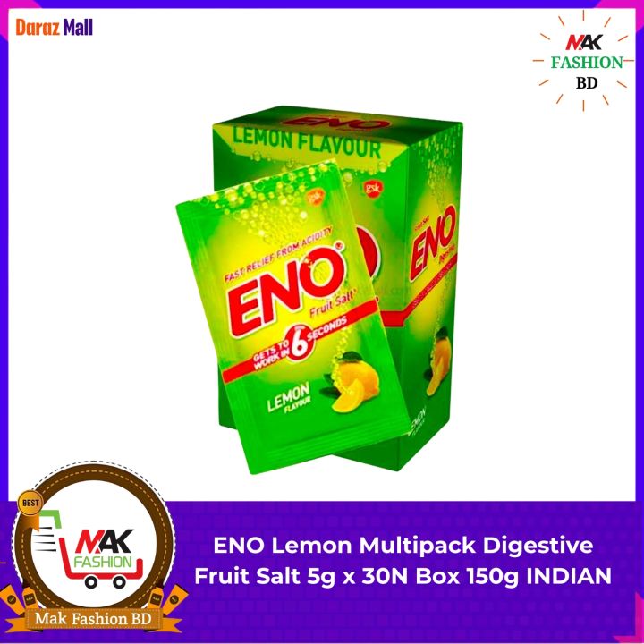 ENO Lemon Multipack Digestive Fruit Salt 5g x 30N Box 150g INDIAN ...