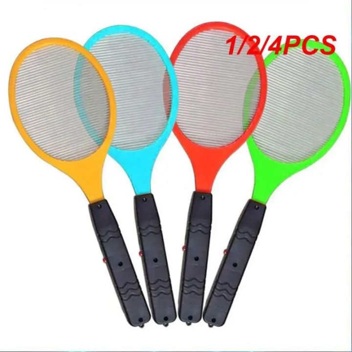 1/2/4PCS Electric Mosquito Swatter Cordless Mosquito Killer Summer Fly ...
