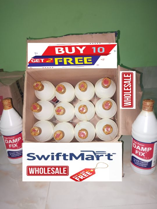 Damp Fix 2-in-1 High Power Damp Proof Cleaning Solution for Walls – 1L ...