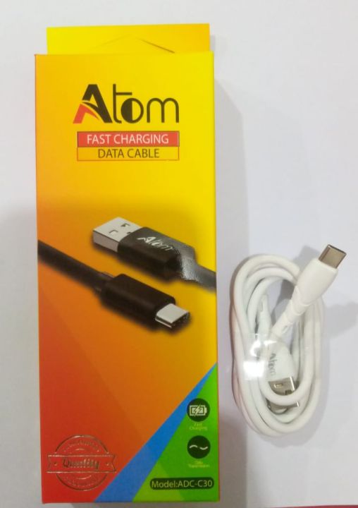 Fast Charging Data Cable Of Atom (Micro USB Type B) | Daraz.com.bd