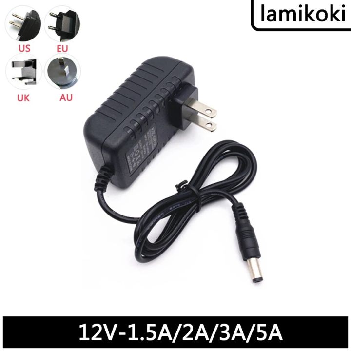 Power Adapter 12V 1.5A 2A 3A 5A Mobile Hard Disk Easy Drive Line Switch ...