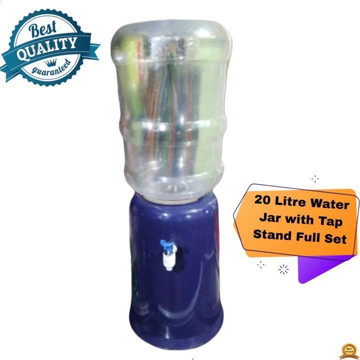 Water Jar With Tap Stand - 20 Water Jar With 2 Liter Tap Stand Full Set ...