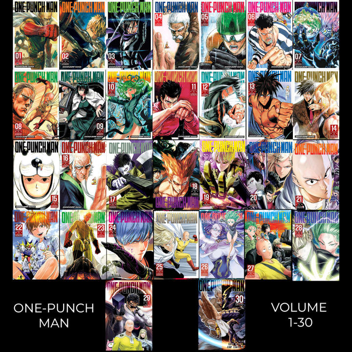 One Punch Man Volume (1-30) full set #30 Books Paperback Manga | Daraz ...