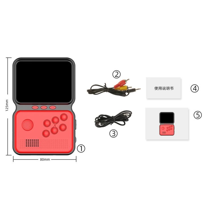 M3 Video Games Consoles Retro Classic 900 in 1 Handheld Gaming Players ...