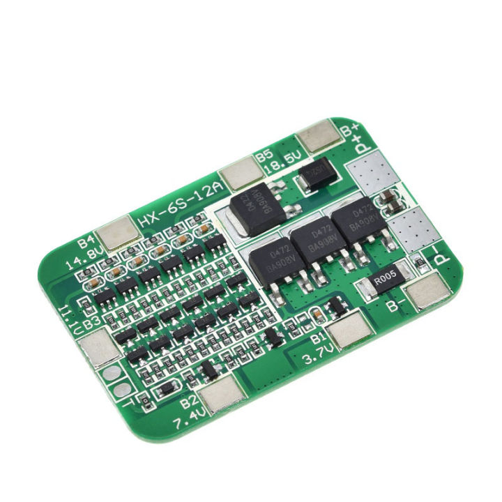 6S 12A BMS Protection Board 18650 Li-ion Lithium Battery | Daraz.com.bd