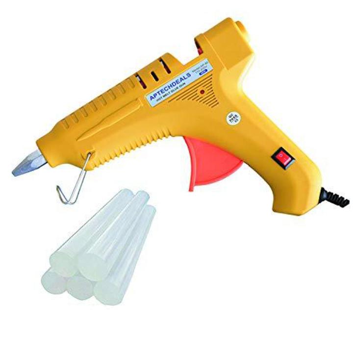 Hot Melt Glue Gun + 5 Pcs Glue Strick 11 Inch - Glue Gun | Daraz.com.bd