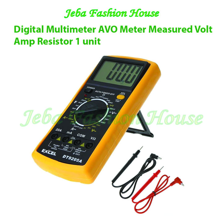 Digital Multimeter AVO Meter Measured Volt Amp Resistor 1 unit | Daraz ...