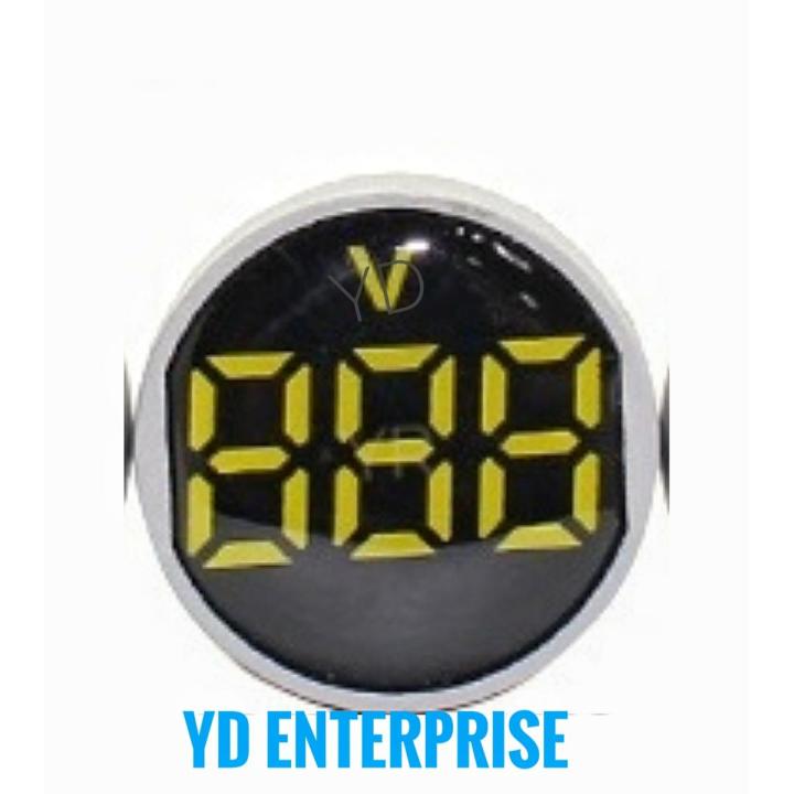 AC60-500V Mini AC Voltage Meter LED Digital Display 22MM AD16 type ( 1 ...