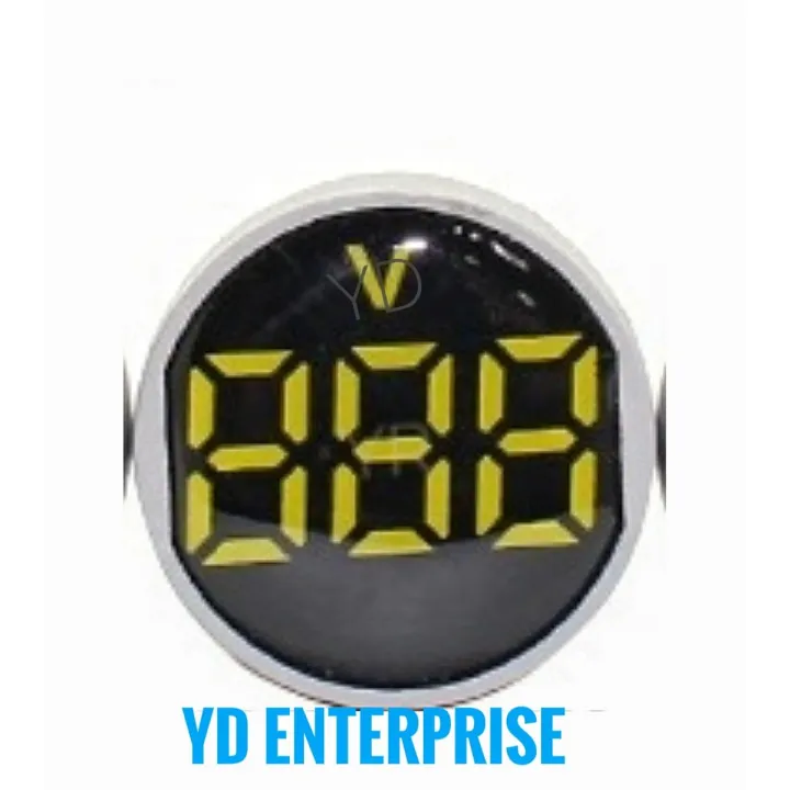 AC60-500V Mini AC Voltage Meter LED Digital Display 22MM AD16 type ( 1 ...