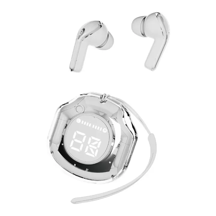 Ultrapods Pro Max White wireless 5.3 LED digital display, Waterproof by ...