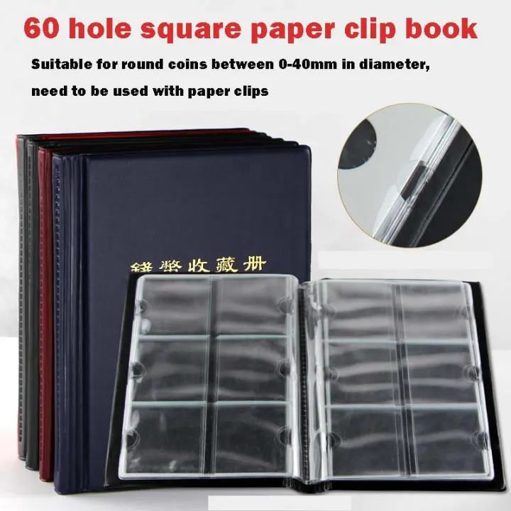 PCCB High Quality Put 60 Pieces/Coins Album For Fit Cardboard Coin ...