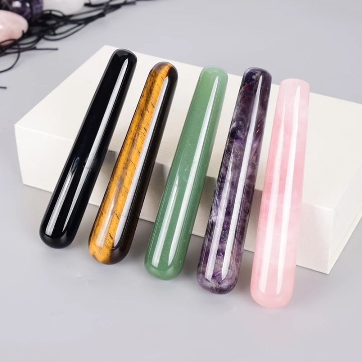 Wholesale Massage Wand Yoni Natural Crystal Mineral Quartz Acupoint Pen ...