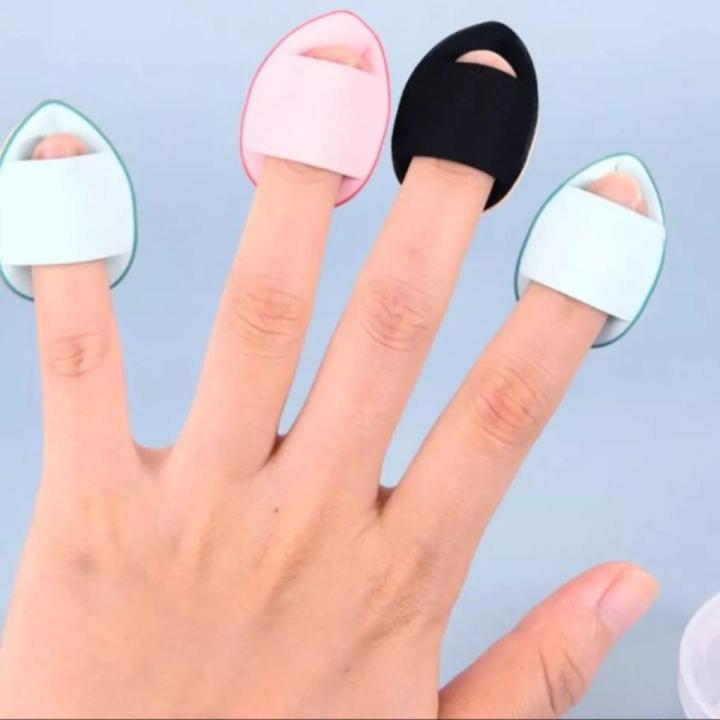 5 /10 Pc Mini Size Finger Shape Air Cushion Soft Sponge Cosmetic Puff ...