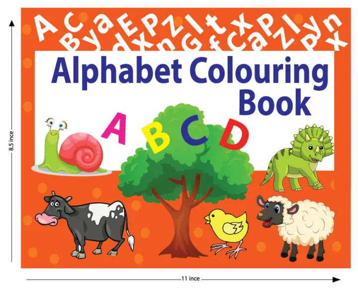 Alphabet Colouring Book -The First Book For Children And General ...