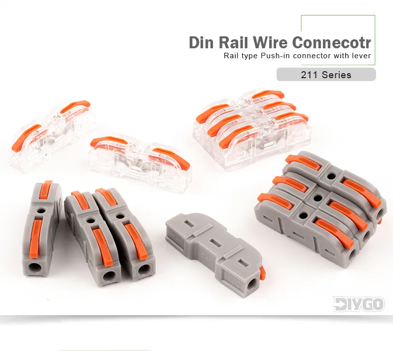 Quick Splicing Multiplex Butt Wire Connector Compact Electrical Cable ...