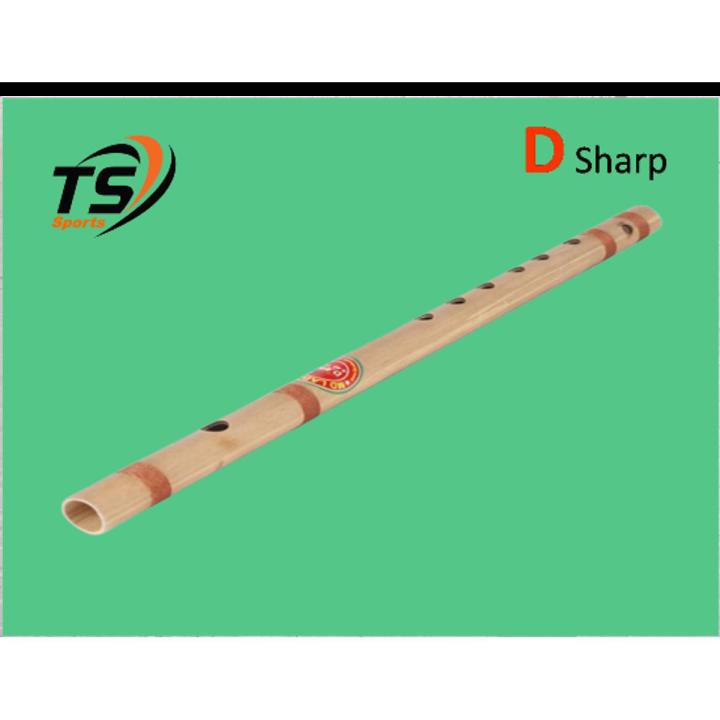 Bamboo D sharp Medium Flute for Beginner Series - Natural | Daraz.com.bd