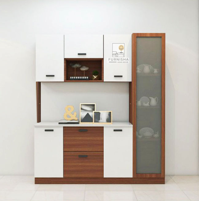 Furnisha Multi-Purpose Storage Unit Crockery Cabinet Kitchen Storage ...