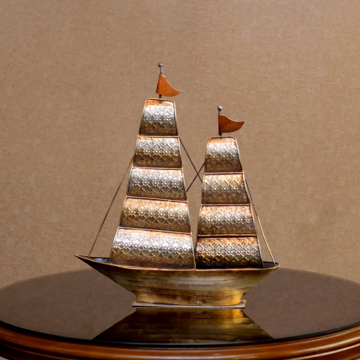 Metallic Antique Boat Showpiece 11″ | Daraz.com.bd