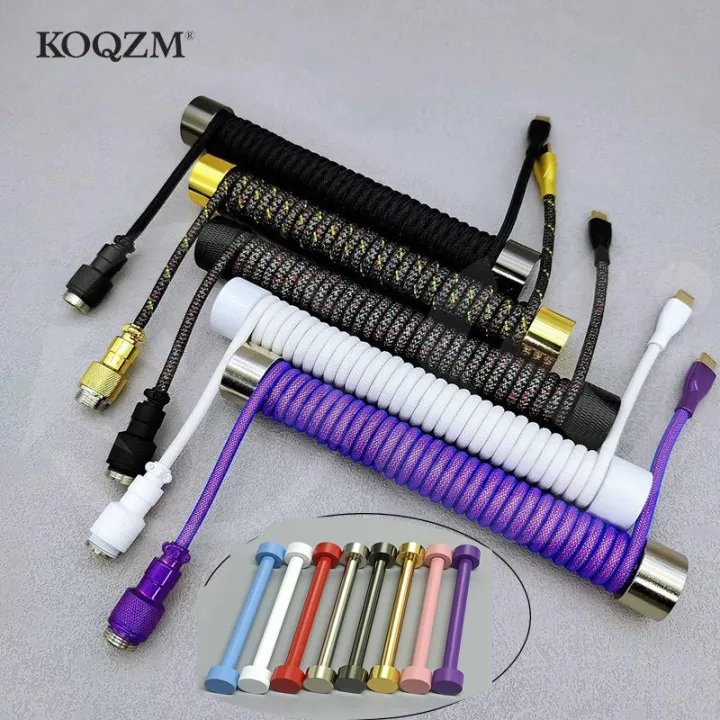 Coiled Cable Protection Rod Coiled Keyboard Cable Weight Rod Reel Stick ...