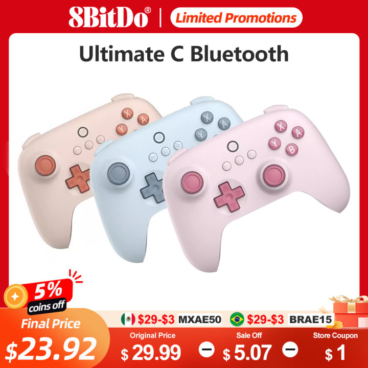 8BitDo Ultimate C Bluetooth Gamepad Wireless Gaming Controller New ...