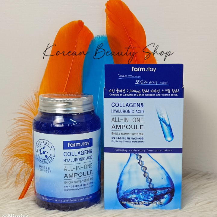 Farm Stay Collagen And Hyaluronic Acid All In One Ampoule | Daraz.com.bd