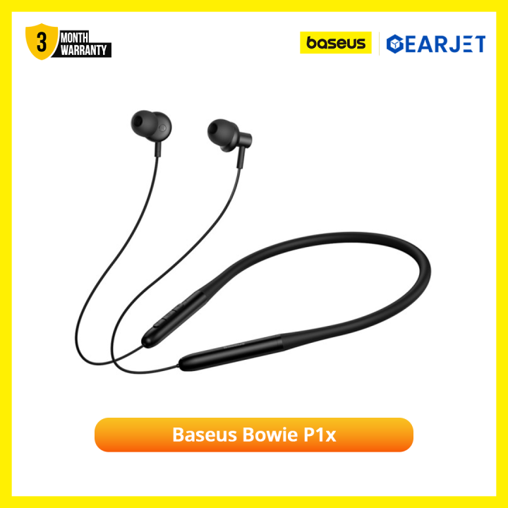 Baseus Bowie P1x Neckband Earphones BT 5.3 for Gym Workout Clear Calls ...