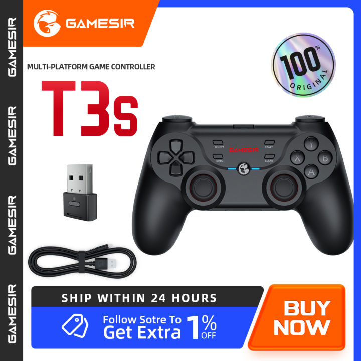 GameSir T3 T3S Wireless Gamepad Game Controller PC Joystick Original ...