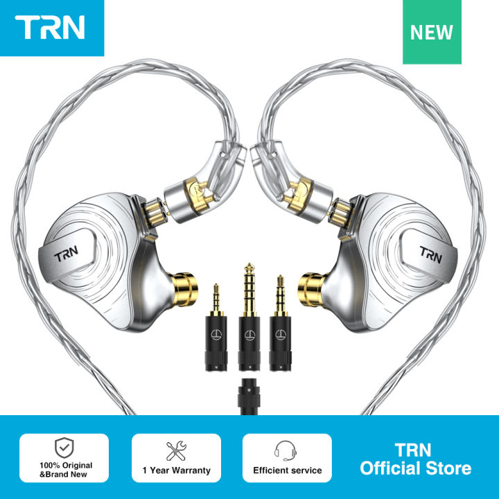 TRN ST5 4BA+1DD Hybrid Hanging In Ear Headset 10 Drivers Unit HIFI DJ Monitor Earphone Earbuds ...