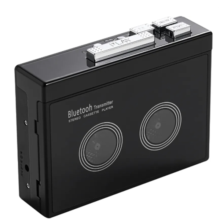 1 Piece Black Retro Stereo Cassette Player Black Walkman Cassette Tape ...