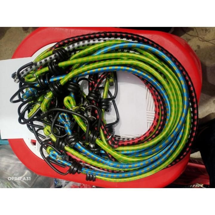 MTB Bike Luggage Elastic Band Rubber Cargo Straps Rope with Plastic ...
