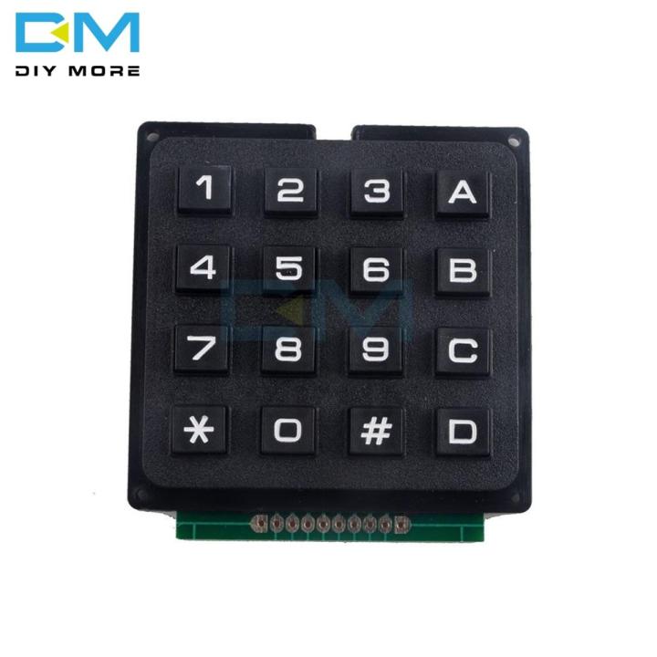 【happy one】4x4 Matrix Keyboard Keypad Control Board Module Use Key PIC ...