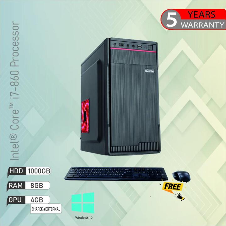 Intel Core i7 8MB Cache RAM 8GB HDD 1000GB Graphics 4GB (Internal ...