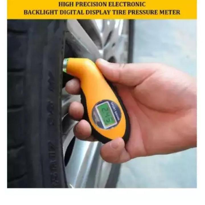 Digital Tire Pressure gauge Meter Manometer Barometer Tester LCD Tyre ...